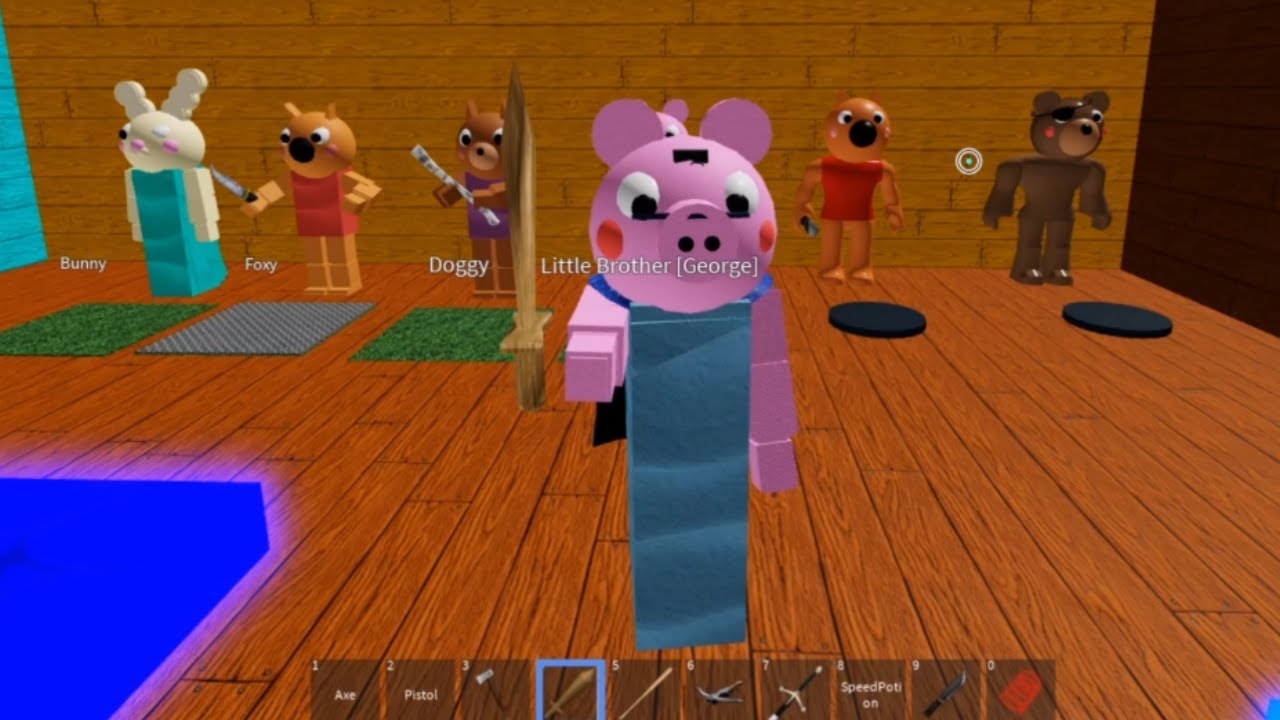 (ROBLOX) Piggy - OOPHING a lot players as Little Brother George Piggy ...