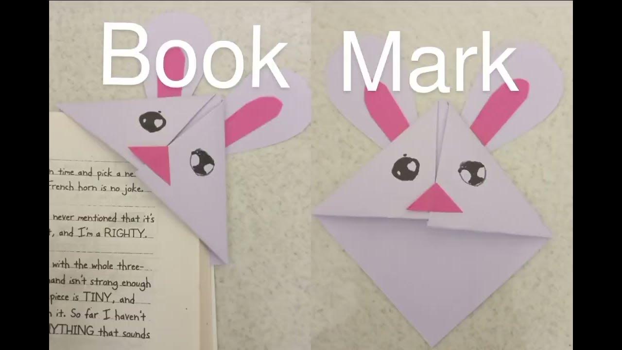 how to make a book mark - YouTube
