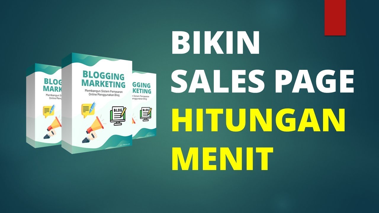 CARA CEPAT MEMBUAT SALES PAGE ECOURSE BLOGGING MARKETING - YouTube