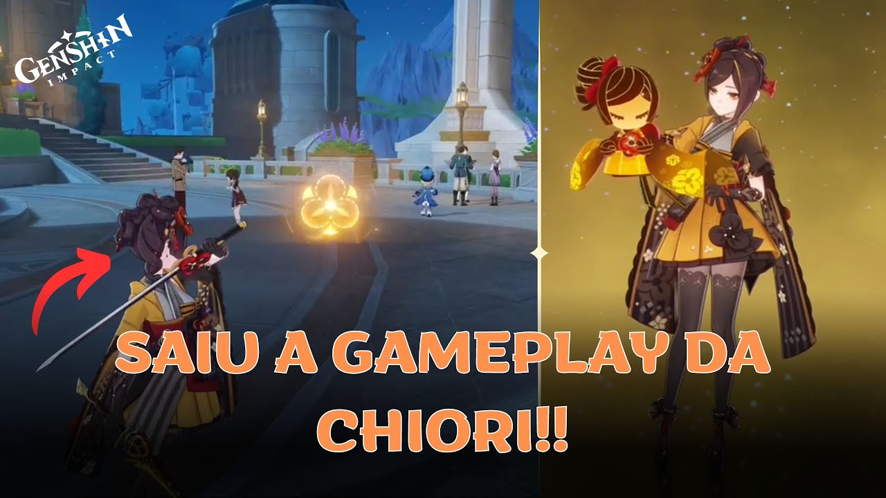 VAZOU A GAMEPLAY DA CHIORI! [GENSHIN IMPACT] - YouTube