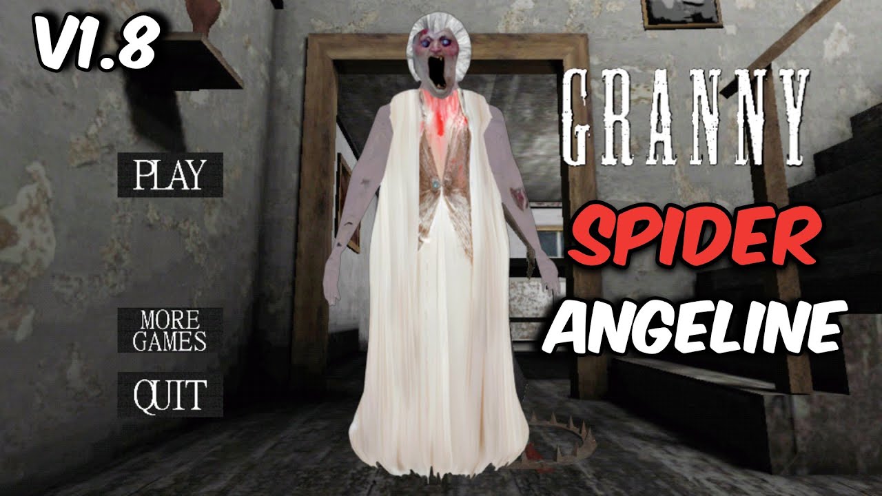 Granny v1.8 | Spider Angeline Is Granny Changer Mod | Sewer Escape Full ...