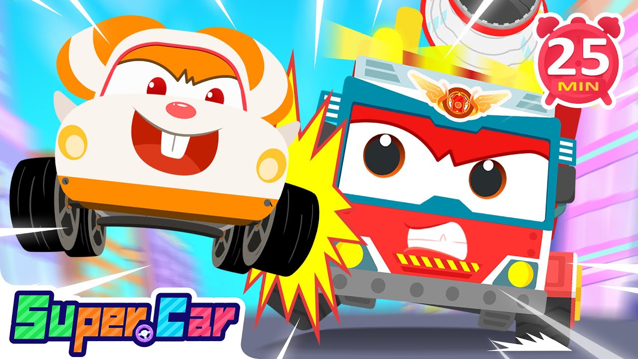 Monster Animal Cars Strike! | Bunny, Worm, Penguin & More | Fun Kids ...