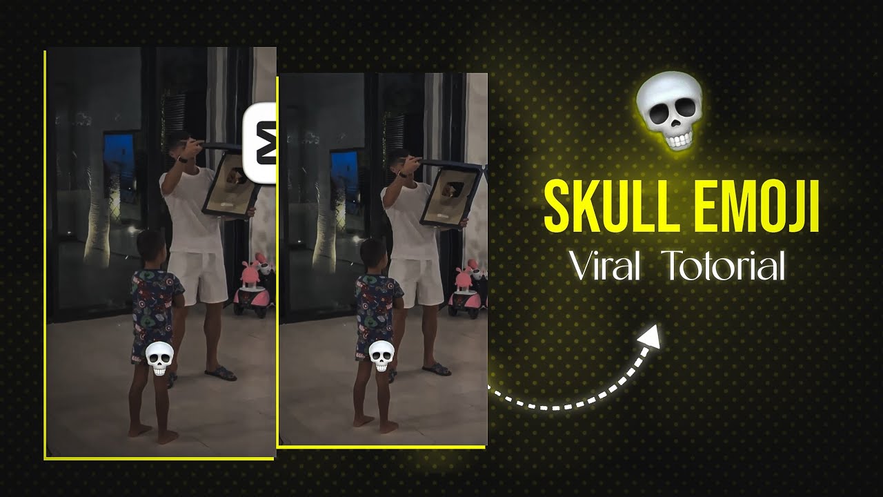 Trending Skull Emoji Video Editing | Instagram viral skull emoji ...