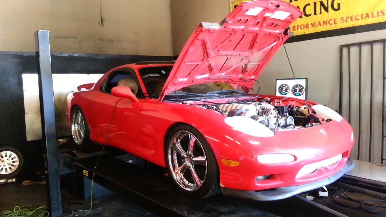 Lucky 7 Racing built 3 Rotor 20B turbo FD RX-7 - YouTube