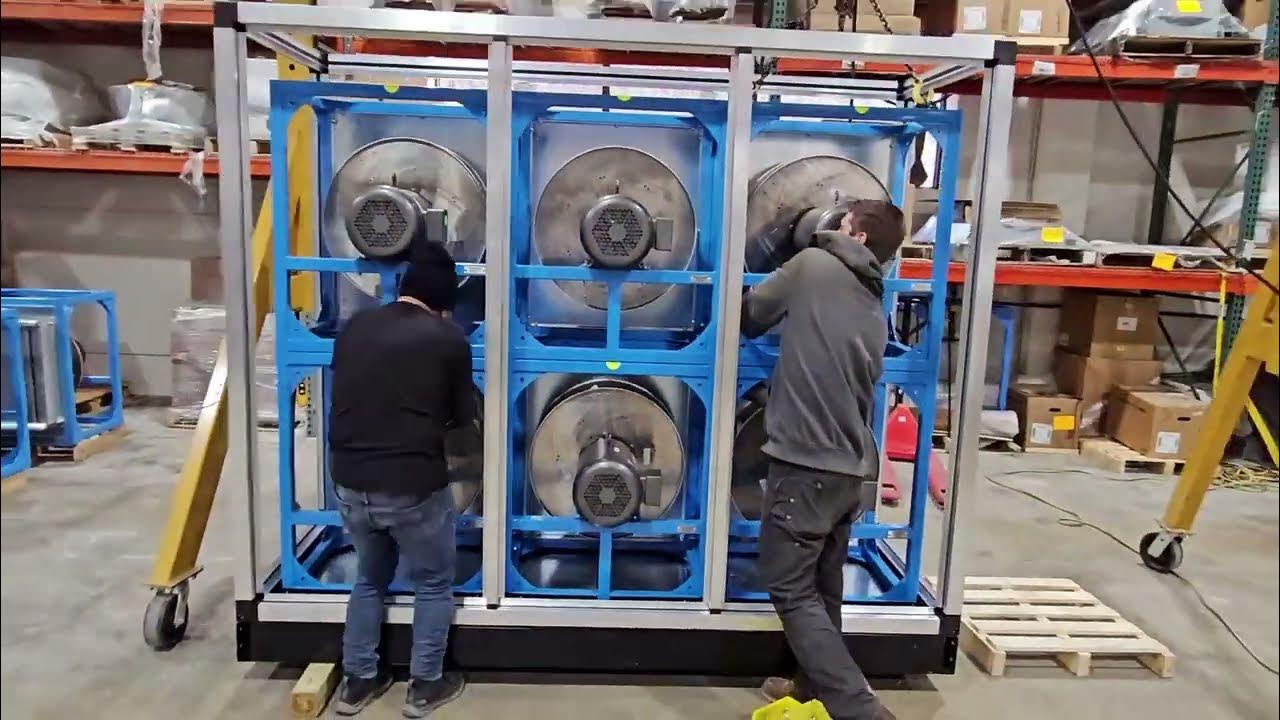 Step by Step Installation of a Mainstream Fan Array - YouTube