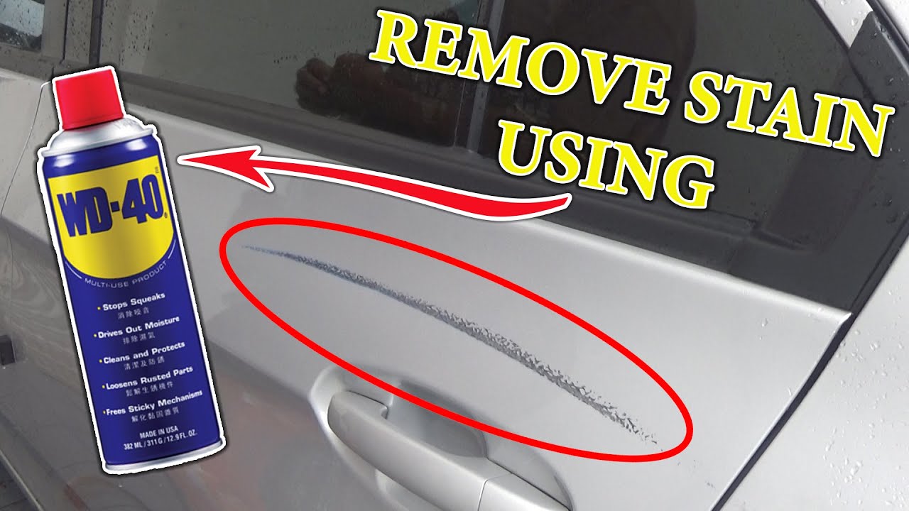 HOW TO REMOVE STAIN FROM CAR PAINT IN TWO STEPS! - YouTube