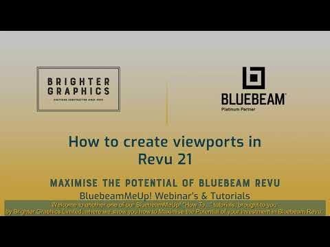 BluebeamMeUp! - How to Create Viewports in Bluebeam Revu 21 - YouTube