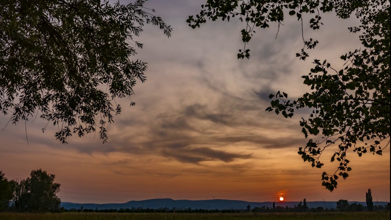 Timelapse Sunset Germany - YouTube