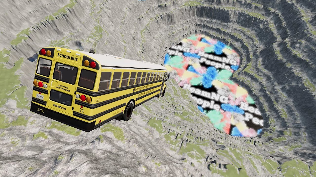 BeamNG.Drive - Leap Of Death Car Jumps and Falls Crashes #31 - YouTube