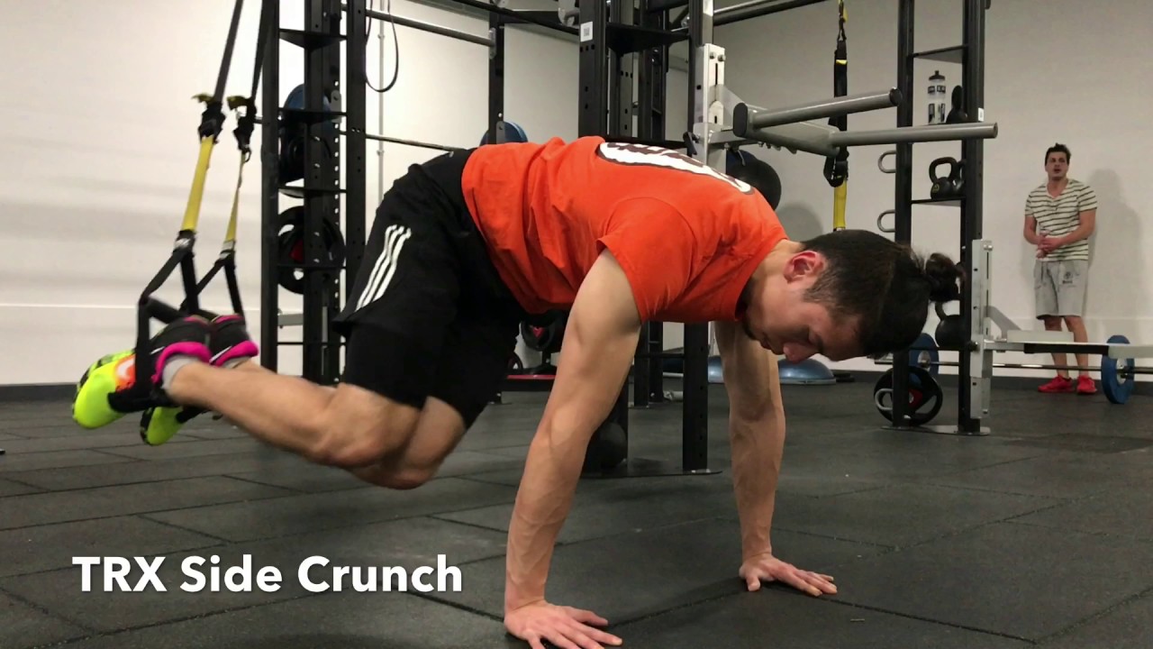 TRX Side Crunch - YouTube