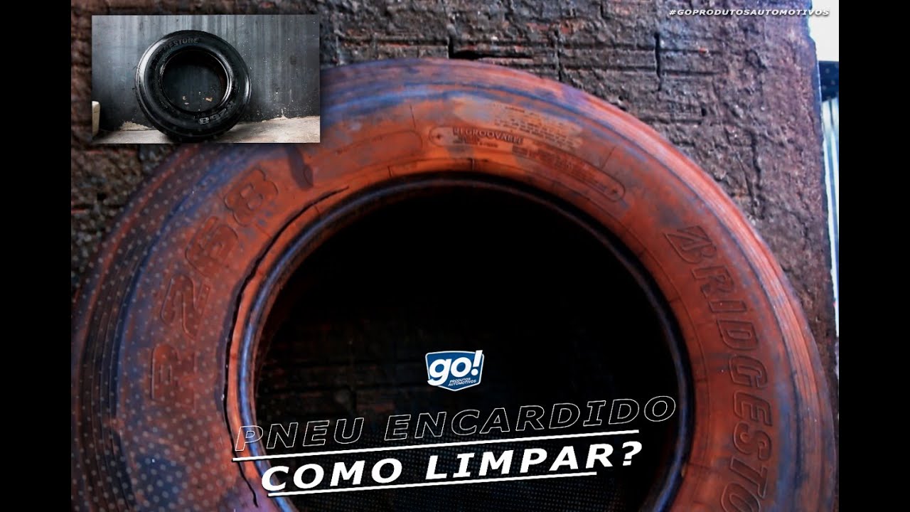 Limpando um pneu super encardido | Resultado incrível - YouTube