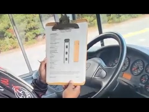 MA Modernized CDL Class B School Bus Pre Trip Inspection & Checklist ⚠️Older Video⚠️