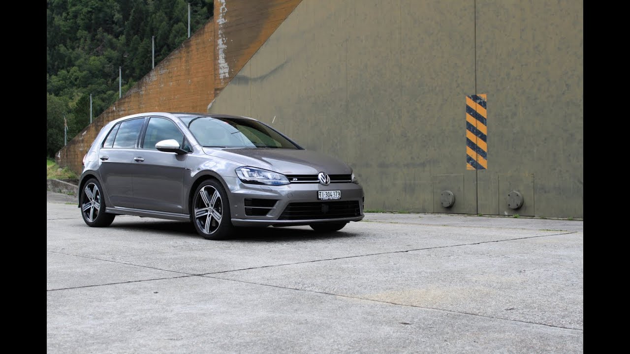 VW Golf 7 R 300 hp - Sound, Driving and Acceleration - YouTube