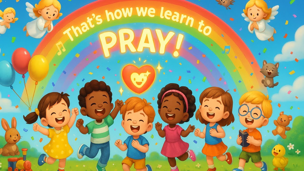 🎵Learn How to Pray | Easy Prayer Song for Kids with Lyrics & Actions 🎵 ...