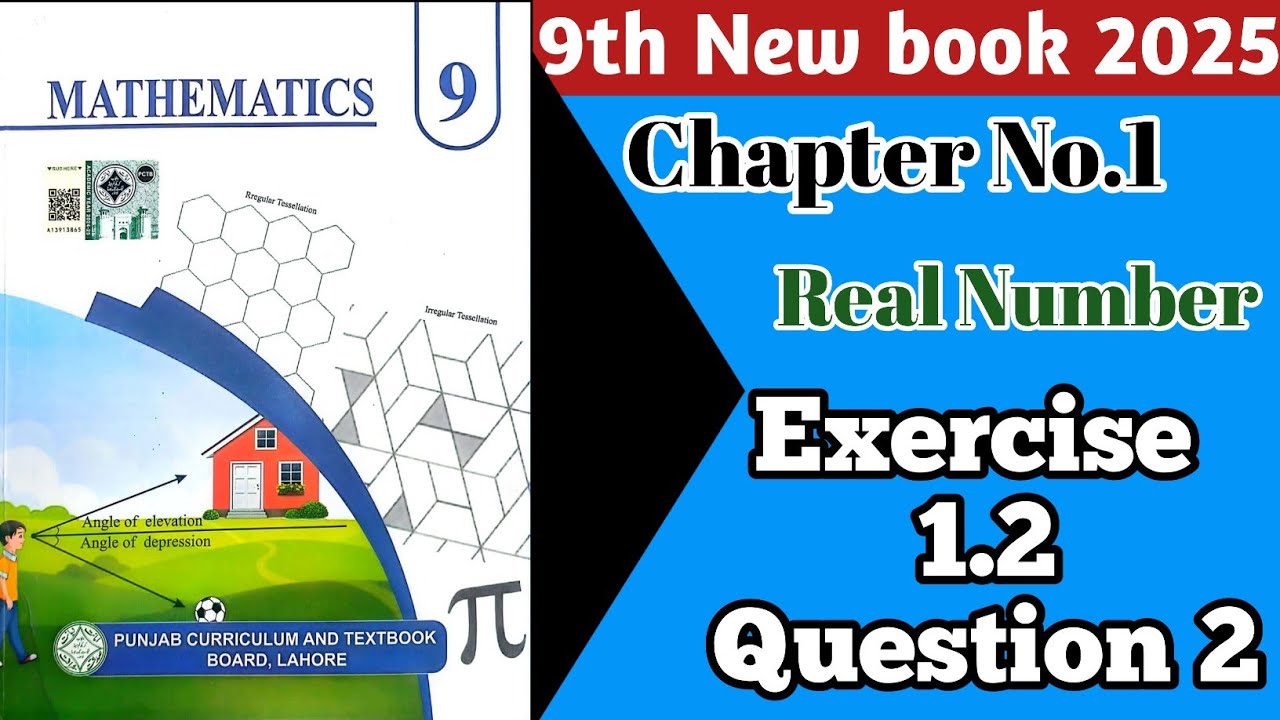 class 9th new book math 2025 chapter 1 exercise 1.2 question 2 | New ...
