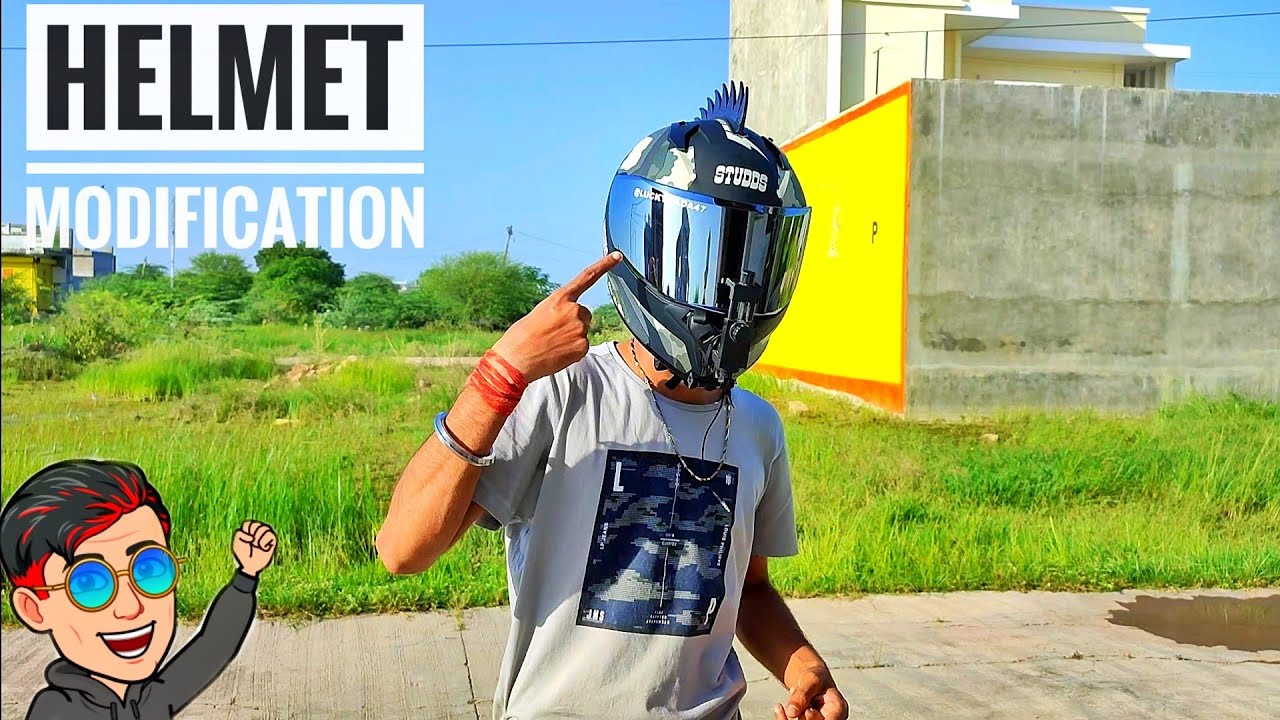 Helmet mohawk spikes / how to install helmet accessories / helmet ...