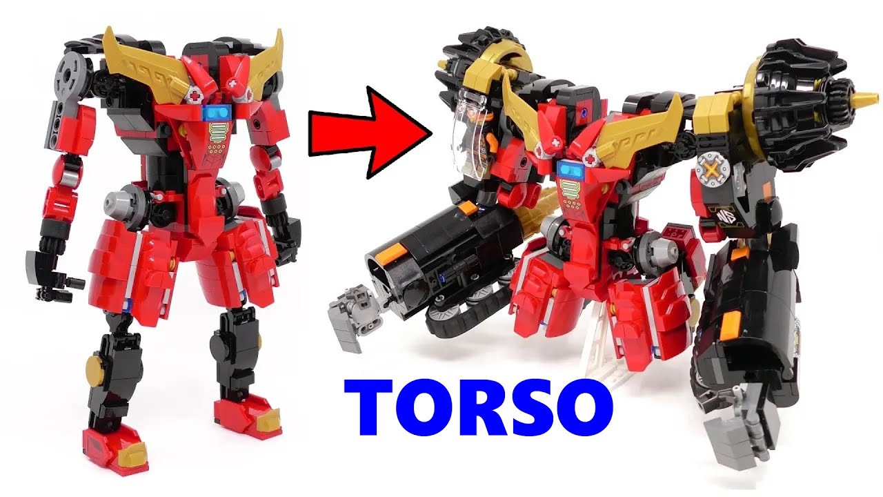 Upgrading NinjaGo Combo Mech 2/5 [Torso - KAI's Mech] - Viewer's Ideas ...