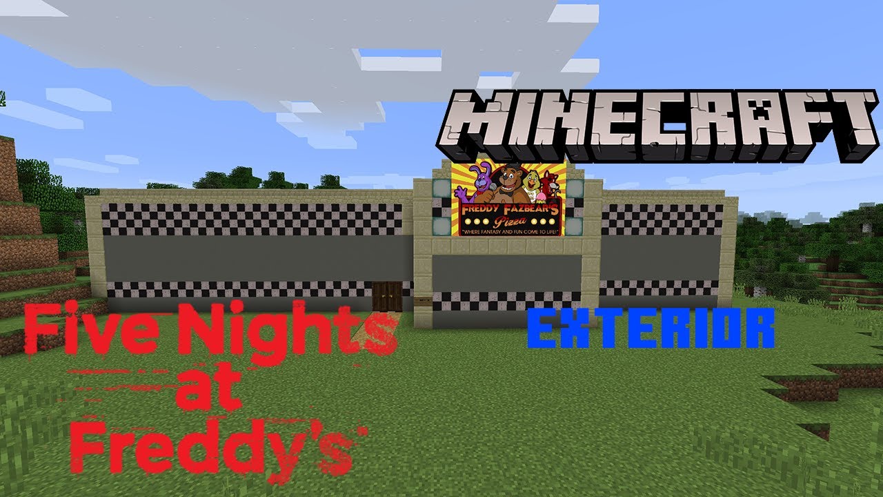 Five Nights at Freddy's Minecraft: Fnaf 1 Exterior - YouTube