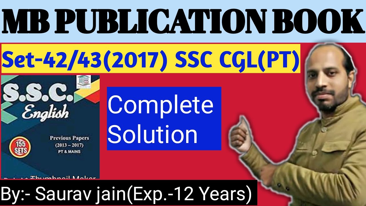 FULL SOLUTION OF MB PUBLICATION SET-42/43(2017)|MB PUBLICATION ...