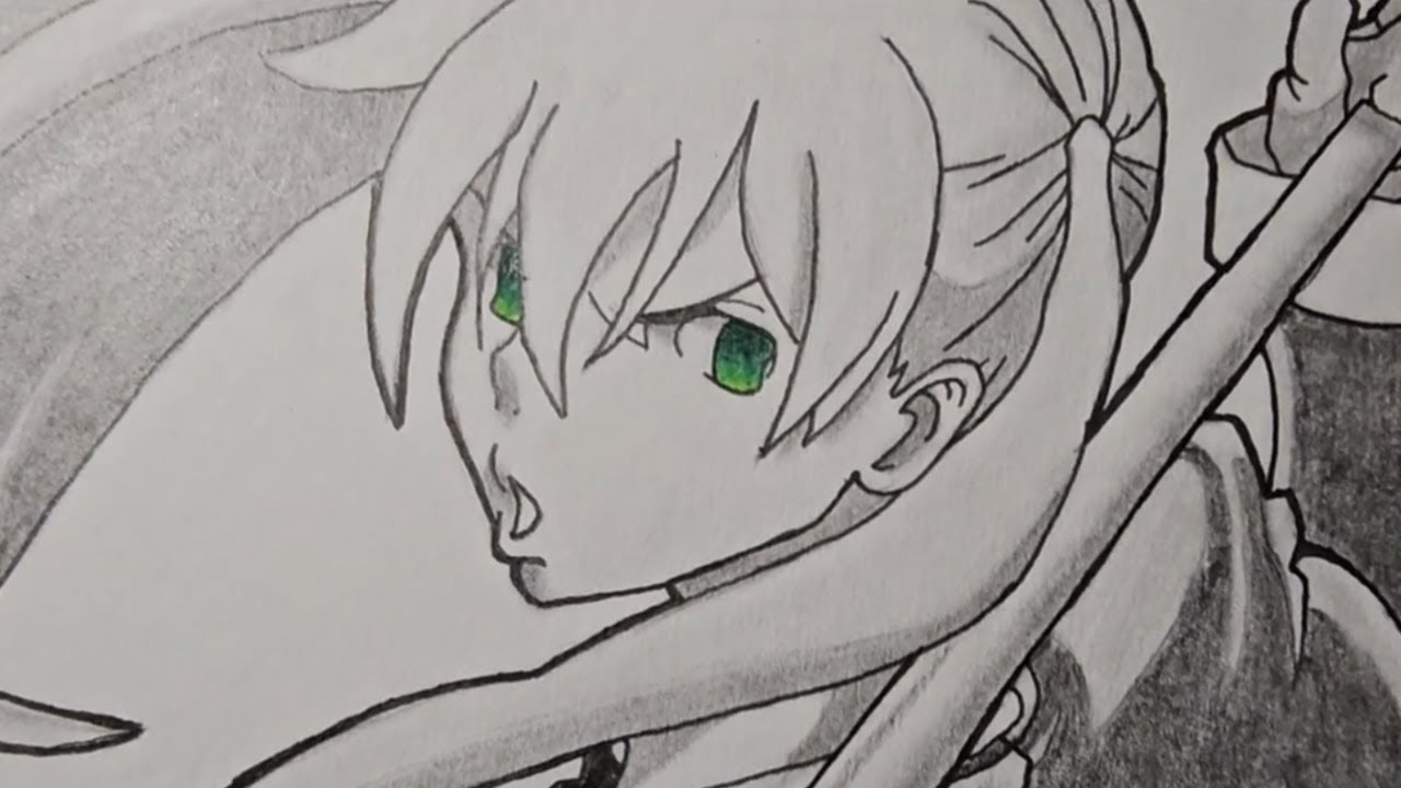 Speed Drawing - Maka Albarn & Soul (Soul Eater) Full-Time Lapse - YouTube