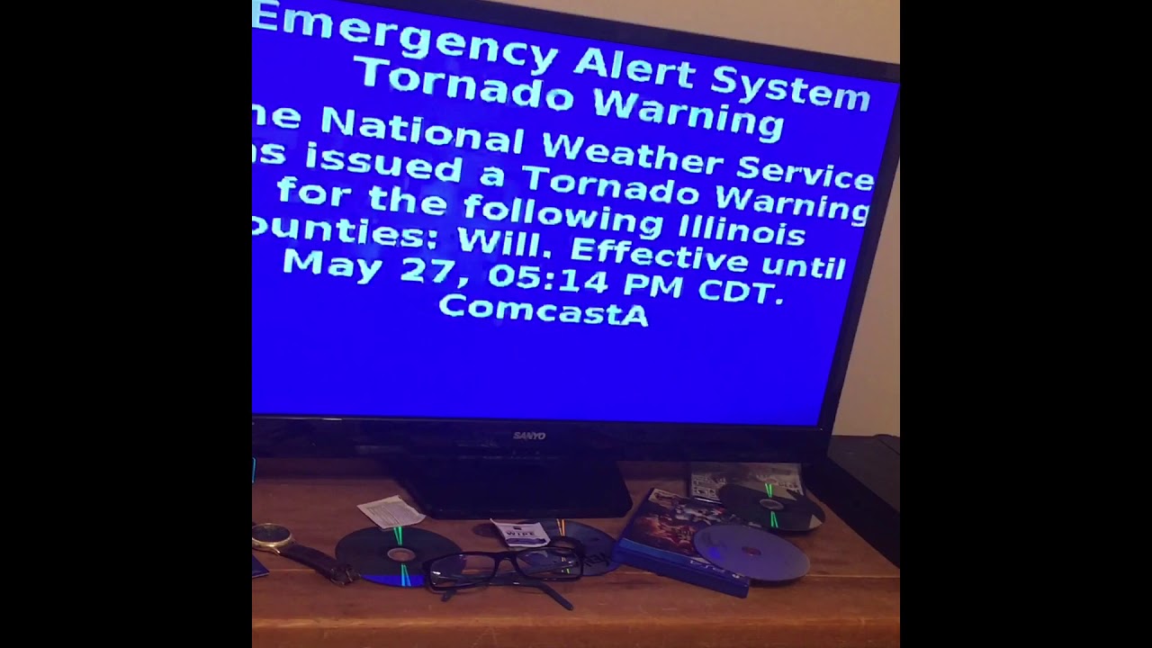 EAS Tornado Warning ⚠️ On Weather Radio And On TV!!! ( EAS #1 ) - YouTube