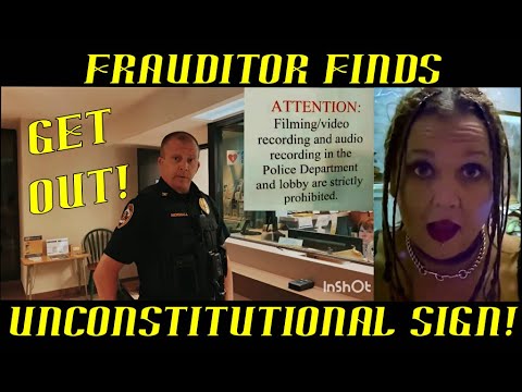 Frauditor Finds Unconstitutional Sign in Police Lobby & Nothing Done ...
