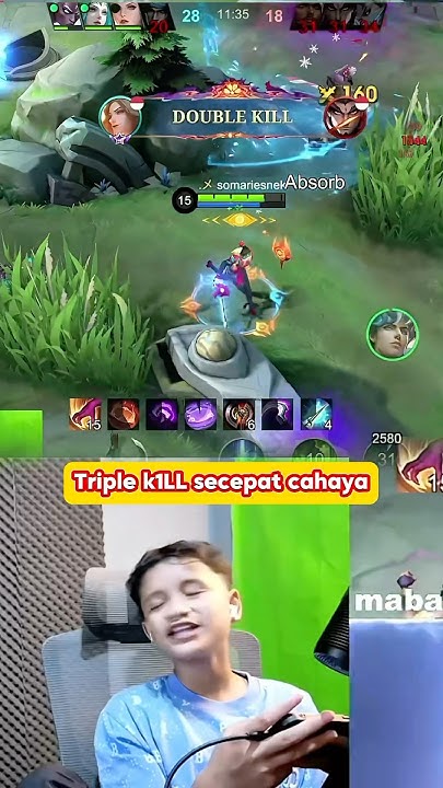 Triple K1ll secepat cahaya dari lancelot kairif #mobilelegends - YouTube