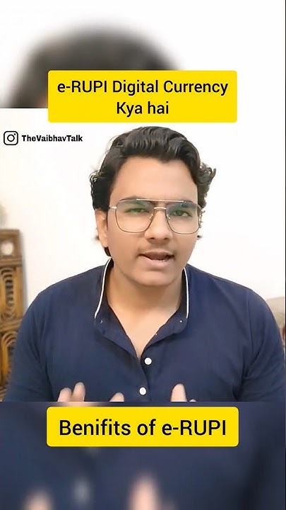e-RUPI Digital Currency kya hai? 🔥 #shorts #thevaibhavtalk #erupi #upi #rbi #digitalcurrency # ...