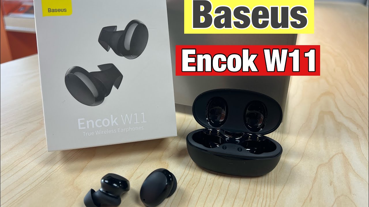Baseus Encok W11 True Wireless Earphones - YouTube