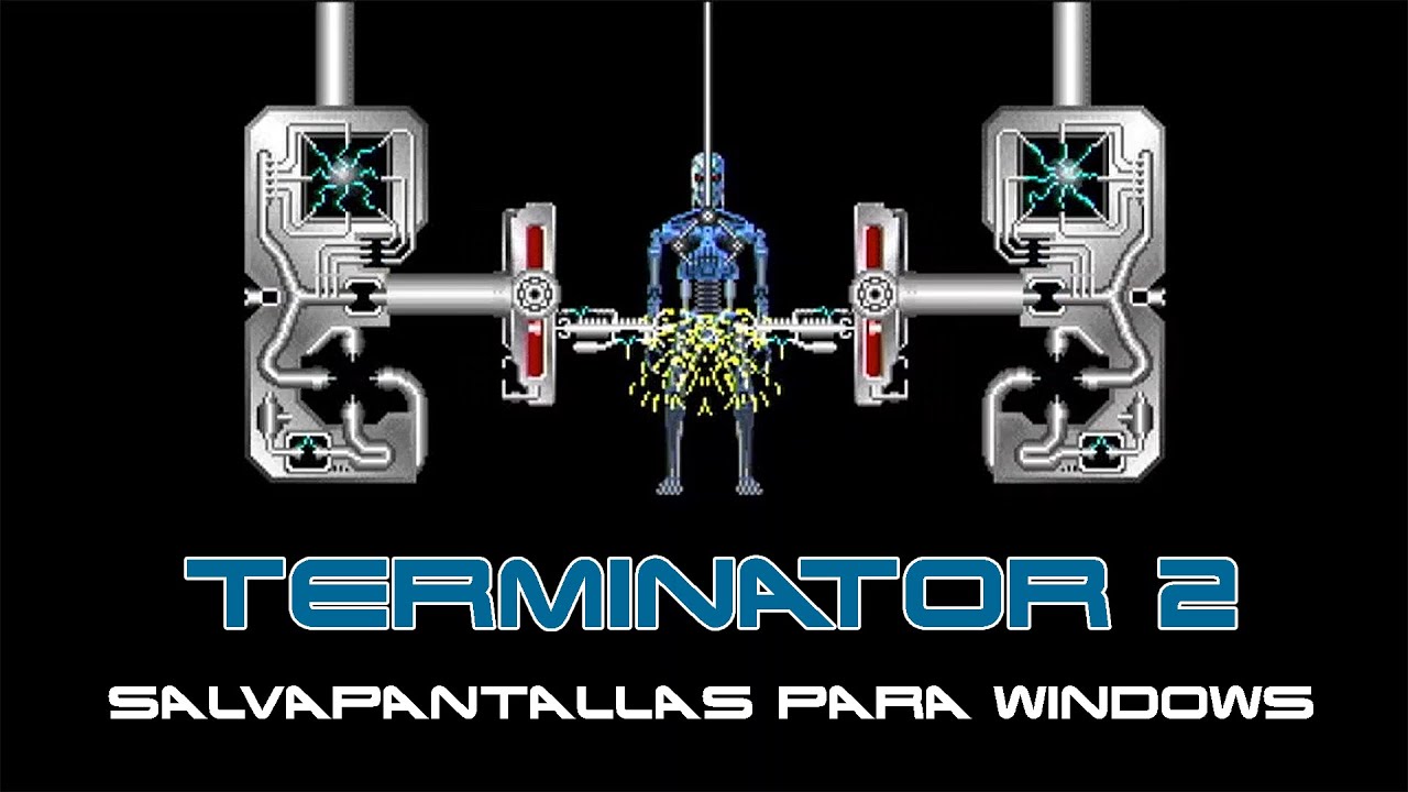 🤖Terminator 2 salvapantallas para Windows (1995): revisión. - YouTube