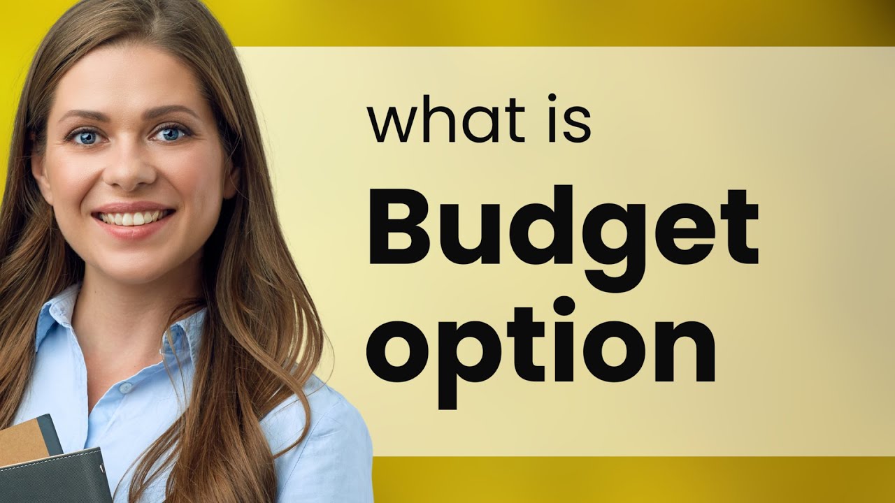 Understanding "Budget Option": A Simple Guide for English Language ...