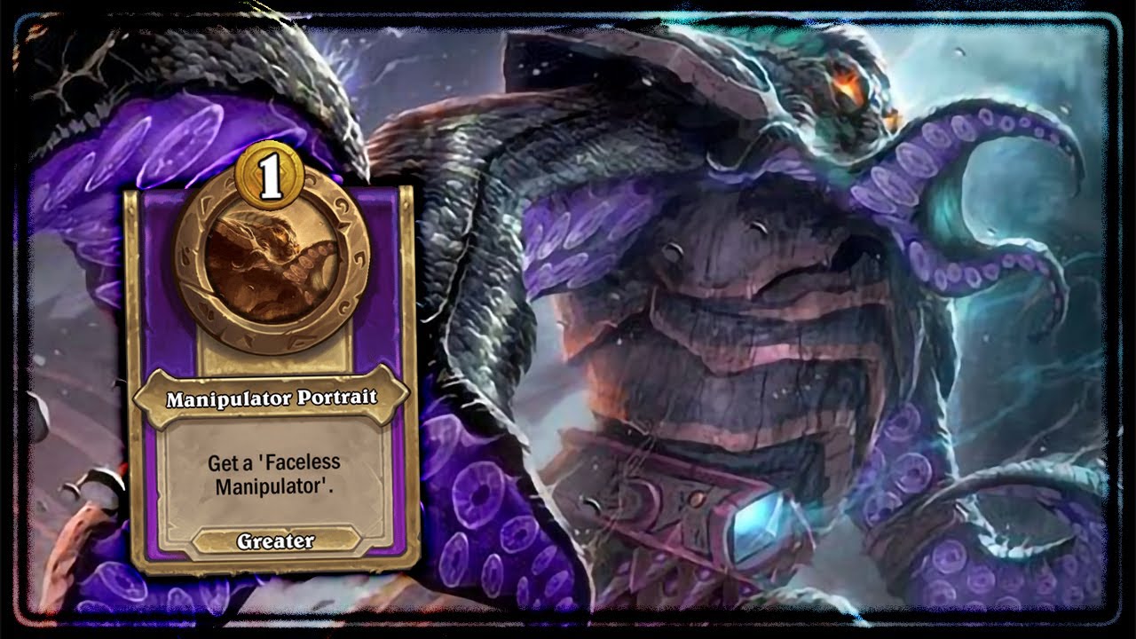 FACELESS MANIPULATOR WORKS - Hearthstone Battlegrounds - Shudderwock ...