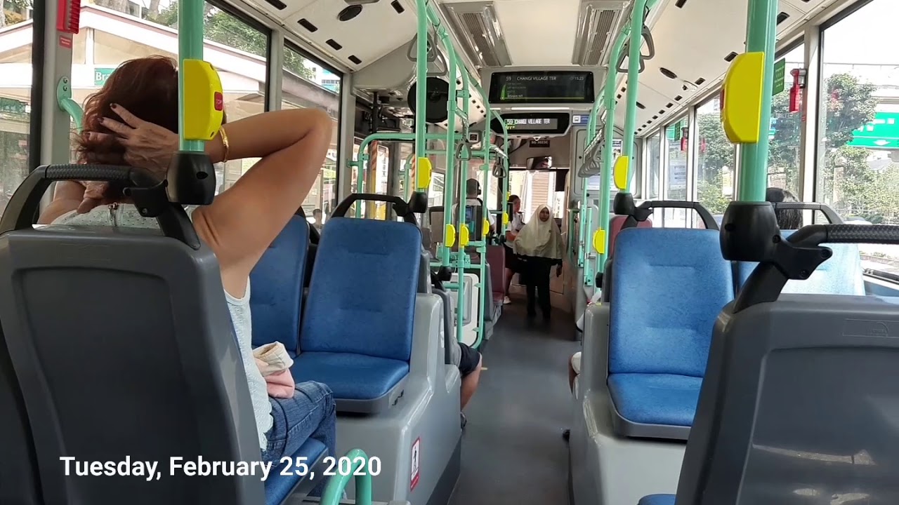 SBS TRANSIT BUS VOLVO B5LH SG3023C SERVICE 59 FROM BISHAN INT TO ...