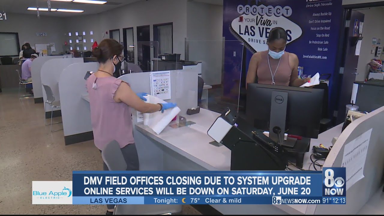 DMV offices closing due to system upgrade - YouTube