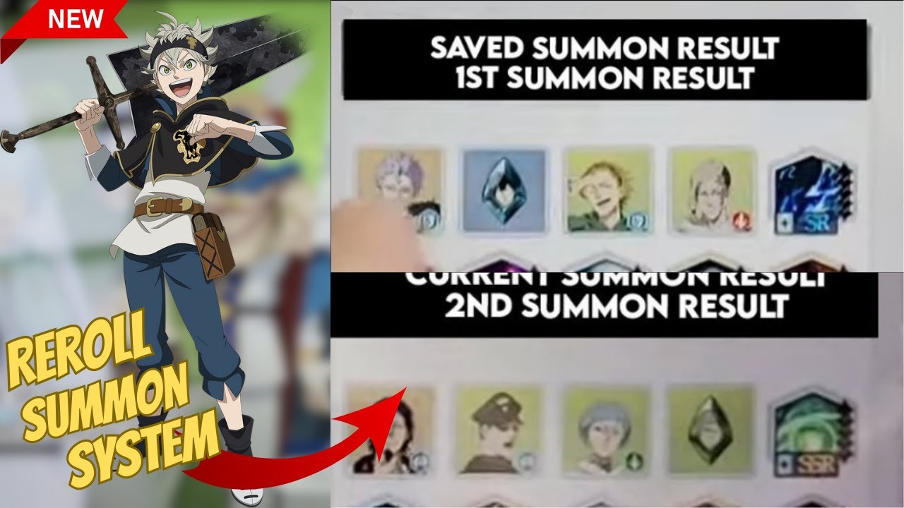 Black Clover Mobile Reroll System Explained! - YouTube