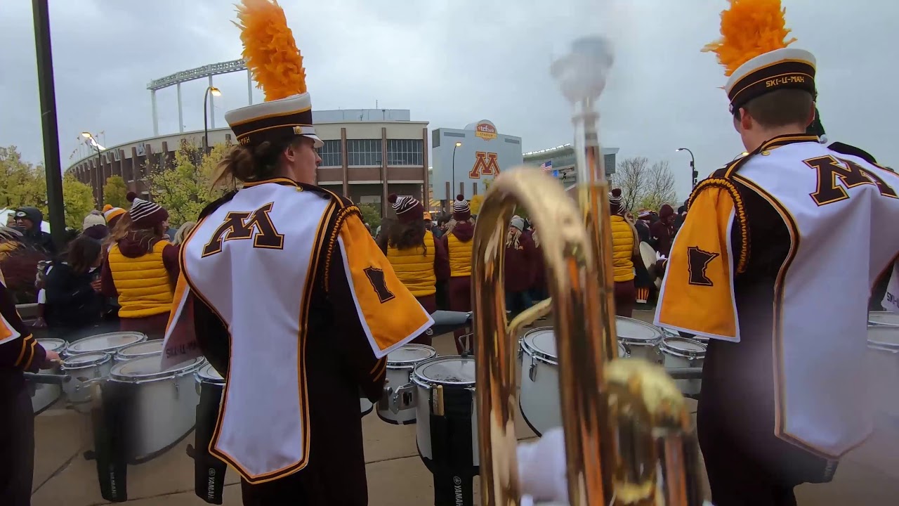 University of Minnesota Marching Band - Gopher Spirit Rally October ...