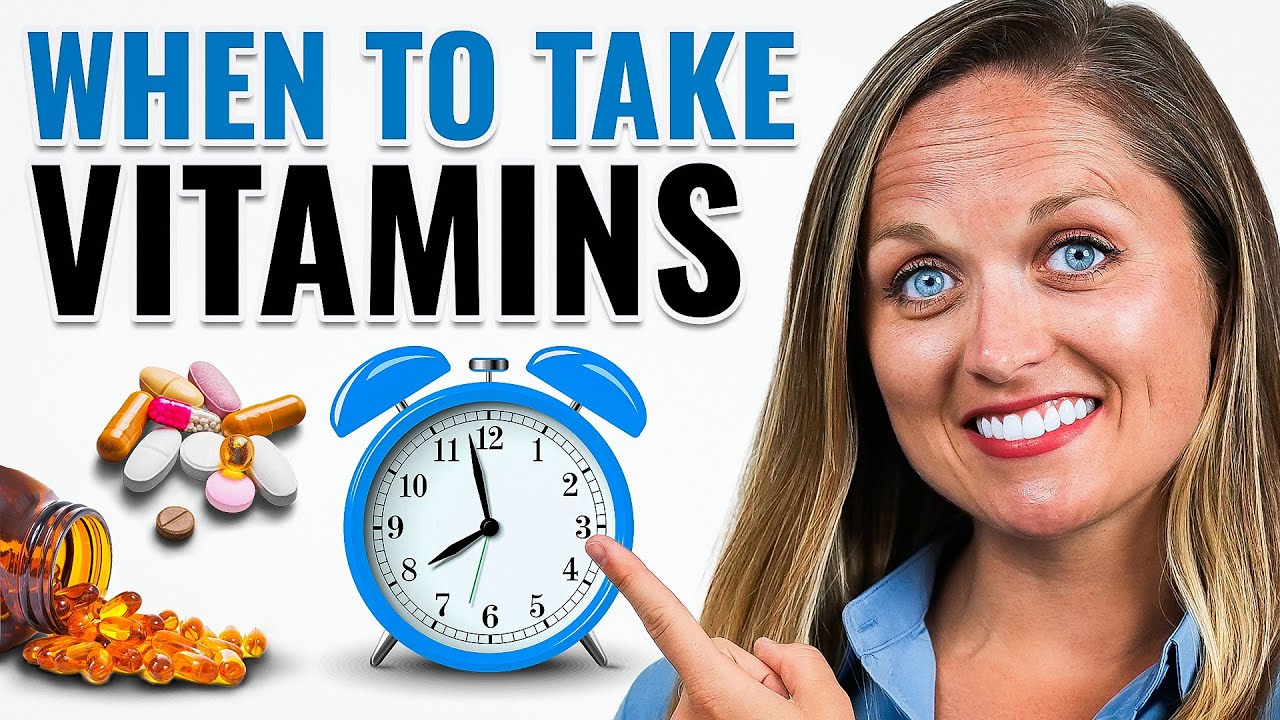The Best Time of the Day to Take Vitamins - YouTube