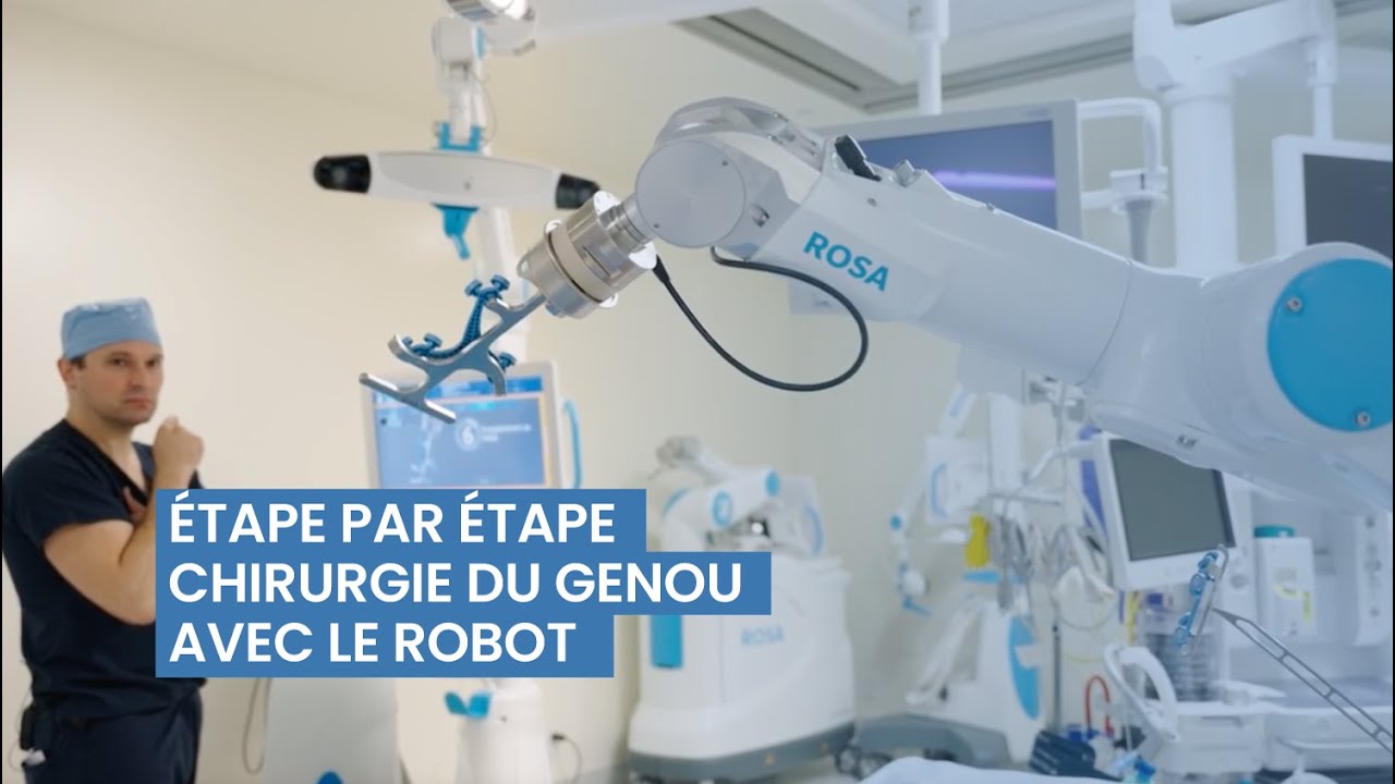Chirurgie du genou assistée par robot à la Duval Clinic - YouTube
