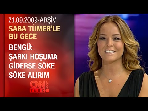 Bengü: Serdar Ortaç Türkiye’nin en iyi bestecisi - Saba Tümer'le Bu Gece - 21.09.2009