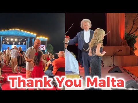 André Rieu Thankful To Malta For Huge Support During Concert 2023 - YouTube