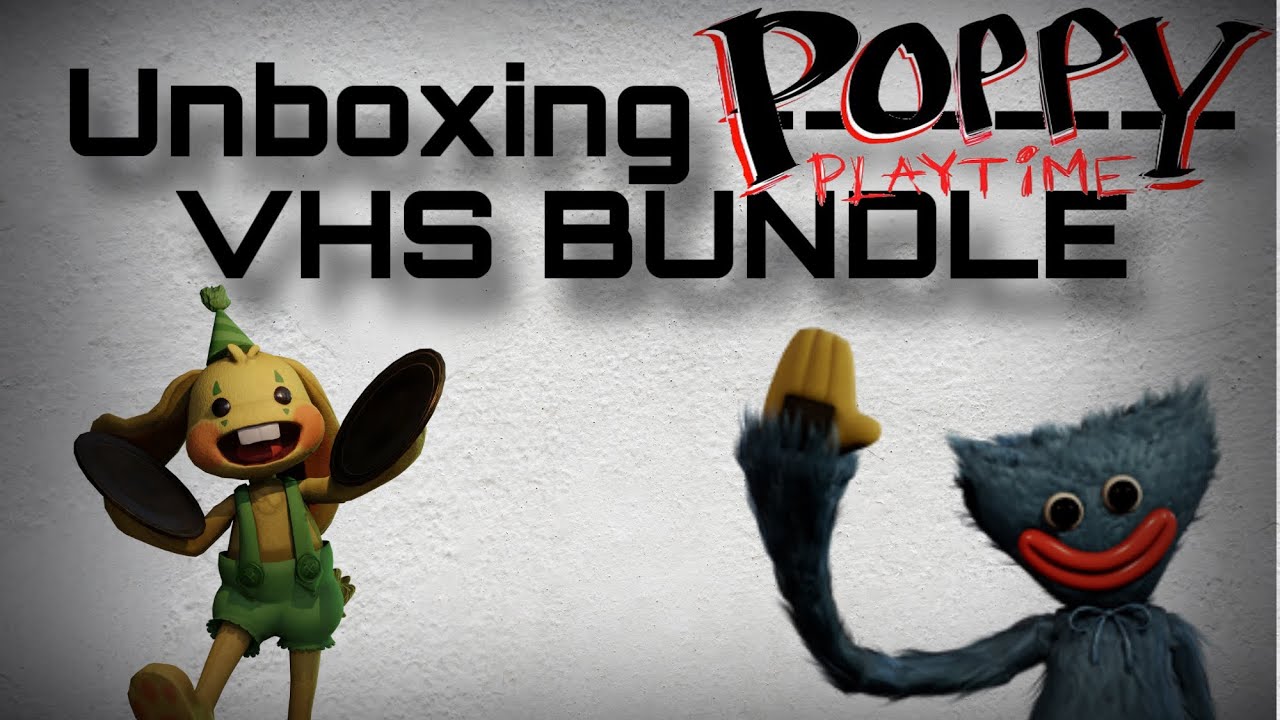 Unboxing Poppy Playtime VHS BUNDLE - YouTube