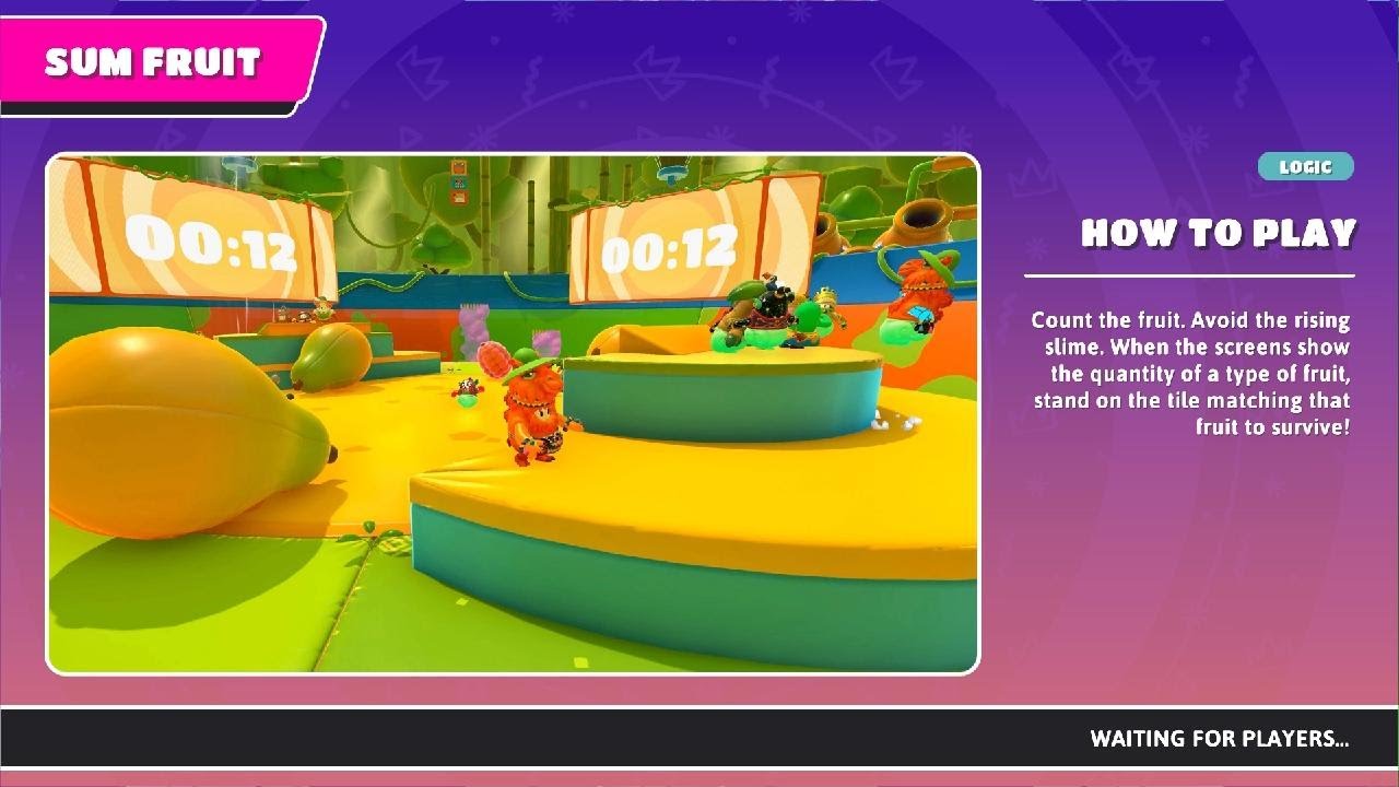Fall Guys Sum Fruit for Round 1? - YouTube