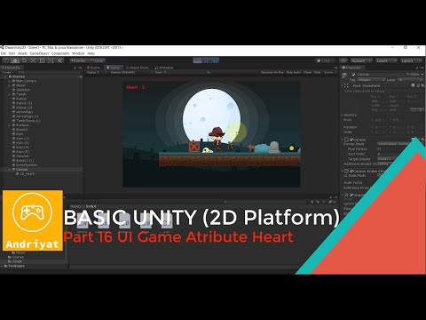 Tutorial Membuat Game 2D dengan Unity 2019 - Part 16 User Interface ...