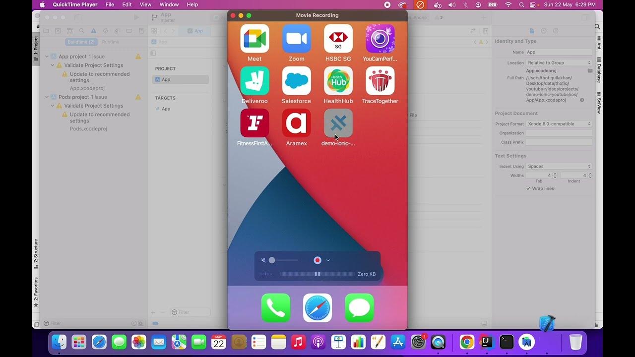 ionic ios - deploying the application to mobile device - YouTube