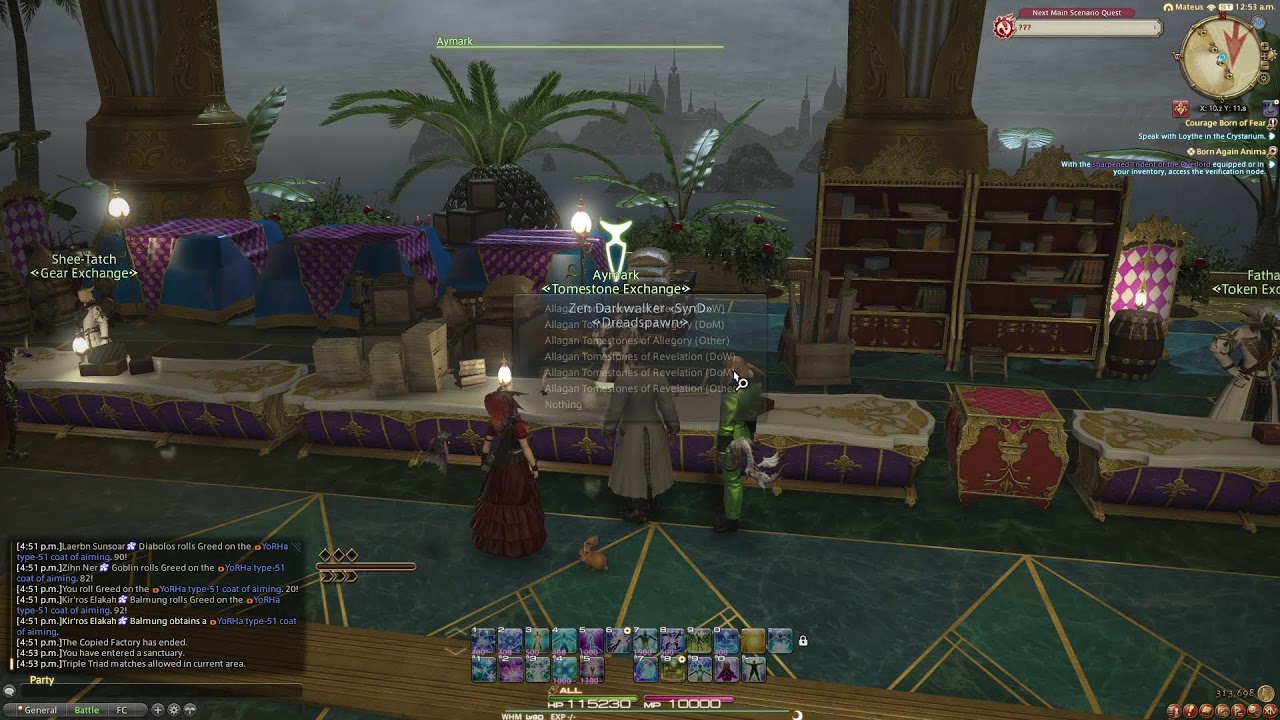 The Copied Factory - FFXIV - White Mage - Glamour Run and Tokens - YouTube