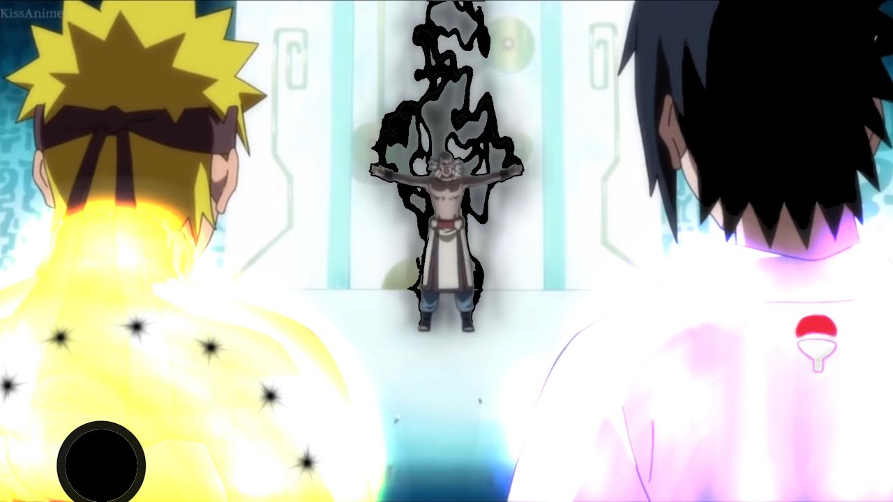 Naruto & Sasuke VS Shinnō, Sasuke Attack Shinnō Use Chidori English Dub ...