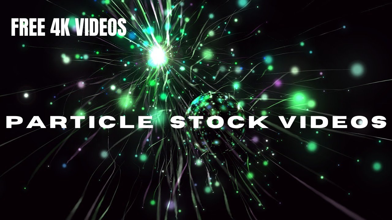 Free 4K / HD Particles / Abstract / Background Background Stock Footage ...