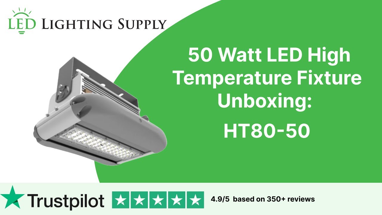 Unboxing the 50W LED High Temp Fixture Review - YouTube