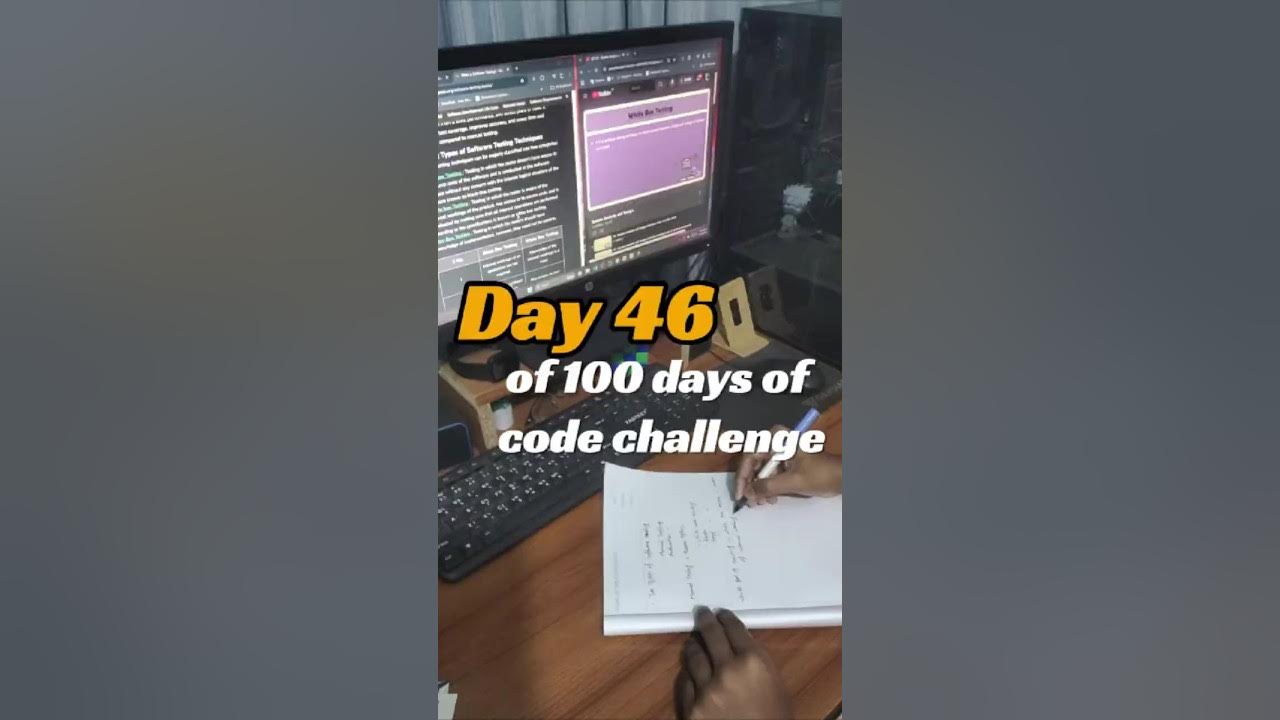 Day 46 of 100 days of code challenge #computer #100daysofcodingchallenge #shorts - YouTube