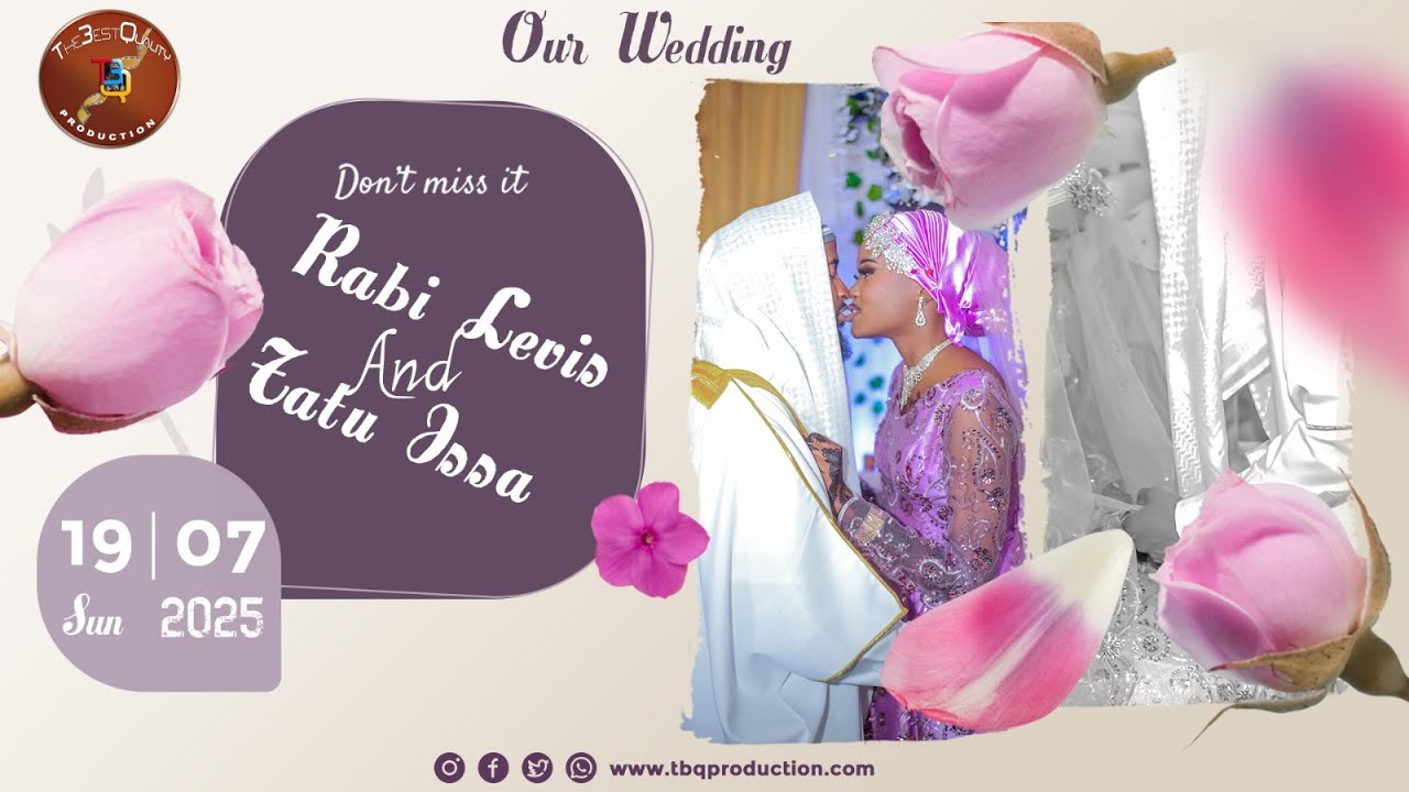 LIVE WEDDING :HARUSI MASHUHURI YA LEVIS & TATU BUJA 2025 - YouTube